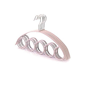n/a 1PC 5 Hole Scarf Wraps Shawl Storage Hanger Ring Rope Slots Holder Hook Ring Ties Hanger Belt Rack Scarves OrganizerHolder Hook (Color : 2)