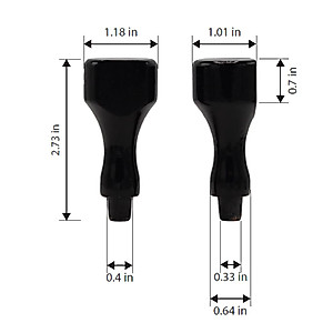 Infusion Traditional Wood Stamp with Black Wood Handle (2" x 3")