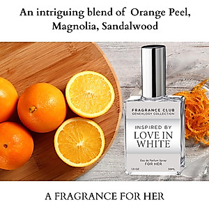 Fragrance Club Genealogy Collection Inspired by Love In White, 1.9 oz. EDP, Womens fragrance. Our version is a sweet, fresh floral fragrance.