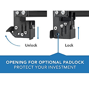 Mount-It! Pop Out Video Wall Mount, Digital Signage TV Menu Board Mount for 32 to 70" TVs, Up to VESA 600x400, Commercial Grade 154 Lbs Capacity