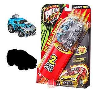 Boom City Racers - 2 Pack - Exclusive Car Fire it up! X and A Surprise ...