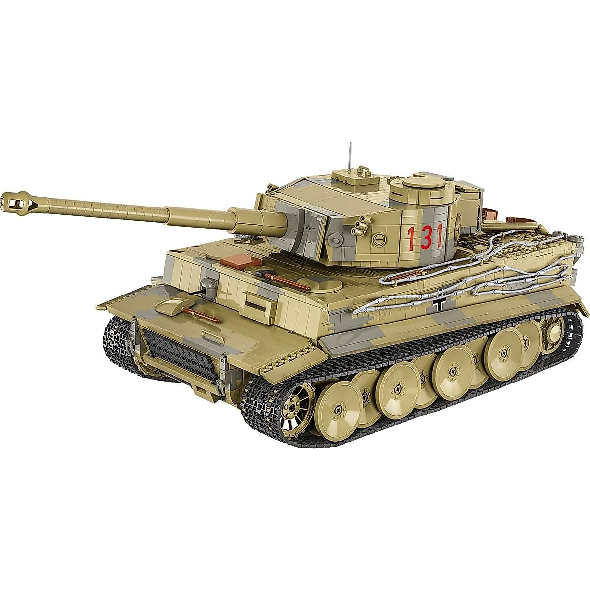 BRICKCOMPLETE COBI 2801 Panzerkampfwagen VI Tiger 131 Executive Edition, 8000 Pieces, 1:12 Scale, Extra Large Model Kit for Older Children & Adults