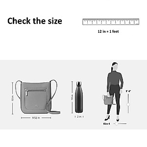 Kate Spade New York Womens Leila Leather Pebbled Crossbody Handbag Black O/S