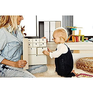 Savor | Deluxe Baby Keepsake Box | Fabric Bound Acid-Free Newborn Keepsake and Memory Organizer with Labels for Pregnancy, Mother’s Day, Baby Shower, New Baby and Maternity Gifting