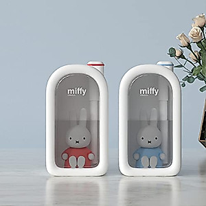 Mipow X Miffy Cool Mist Humidifier - Ultrasonic Quiet , Mini Cute Humidifier with Night Light for Bedroom/Babies Nursery/Office, 380ml