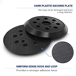 5" Orbital Sander Backing Pad, Sander Pad Replacement for Craftsman Random Orbit Sanders 315116070,315112180