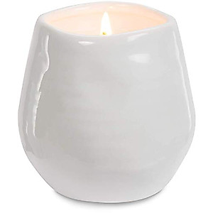 Pavilion - Make a Wish White Ceramic Soy Serenity Scented Candle