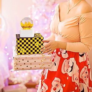 MISS LI GARDEN Forever Flower Special Edition,Teddy Sunflower Crystal Ball with LED Lights,Elegant Present for Girlfriend Wife Mom Women Enchanted Birthday Anniversary Wedding Home Décor