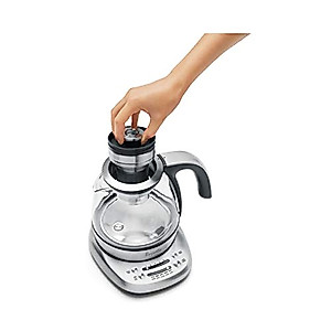 Breville BTM500CLR Smart Tea Infuser Compact Tea Maker, Brushed Stainless Steel 8.3" X 8.3" X 9.3"