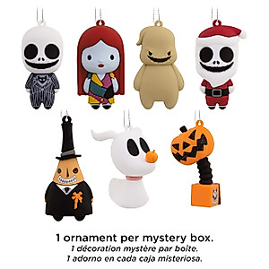 Hallmark Disney Tim Burton's The Nightmare Before Christmas Mystery Christmas Ornaments, Set of 2, Shatterproof