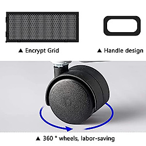 OXBZKMY Under Bed Clothing Storage with Wheels, Foldable Under Bed Shoe Storage Organizer Drawers, Under the Bed Storage Rolling Cart for Bedroom Clothes Shoes Blankets