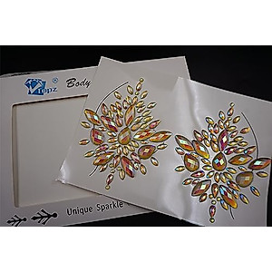 glow in the dark body gems halloween rave face jewels festival face gems sticker temporary tattoo body jewels sticker for halloween make up party