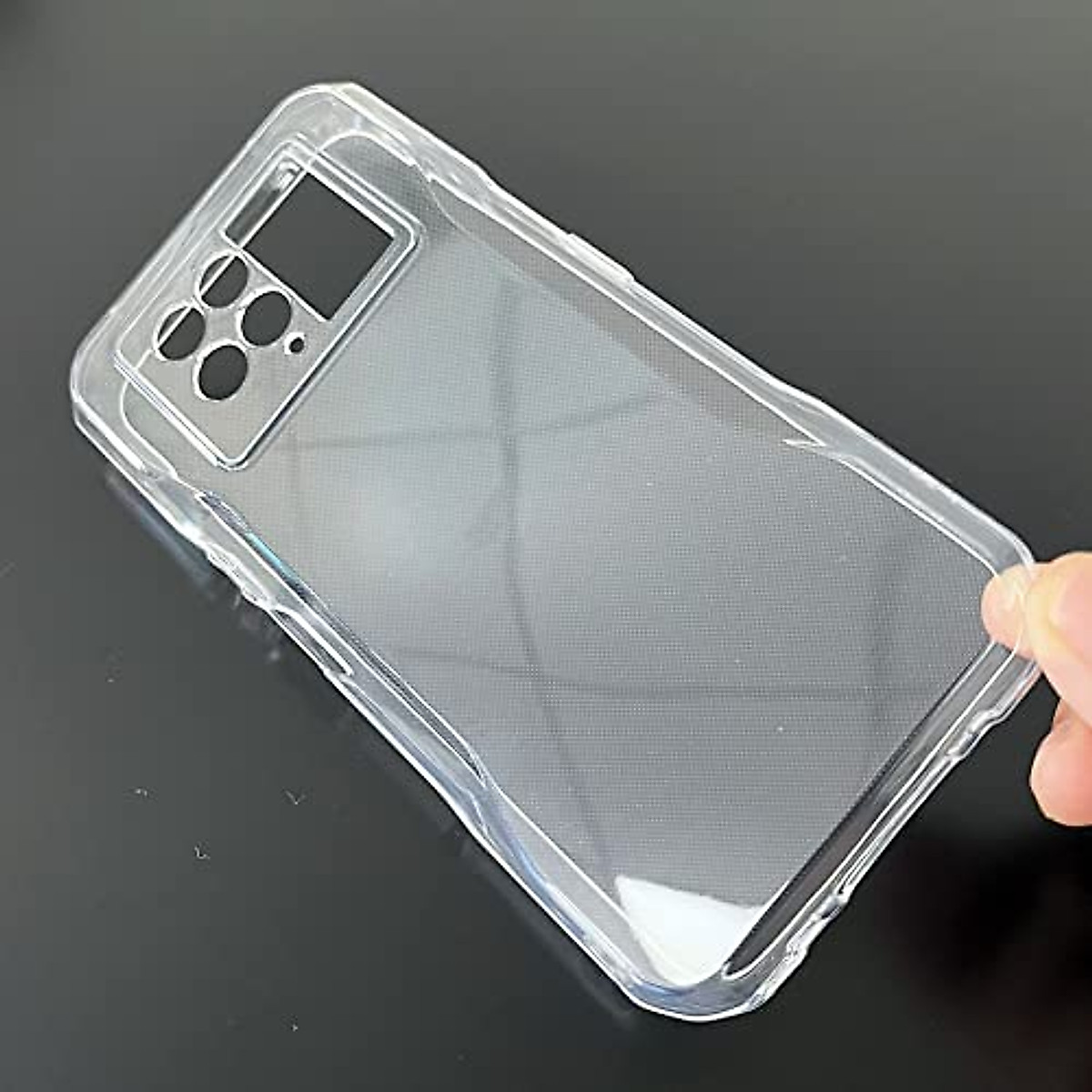 Ytaland for DOOGEE V20 case, Crystal Clear Soft Silicone Shockproof TPU Transparent Bumper Protective Phone Case Cover