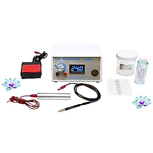 V2R Electrolysis System for Permanent Hair Removal with Accessory Kit.