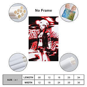 Odetari Canvas Home Decoration Aesthetic Wall Art HD Poster Birthday Party Decorations 08x12inch(20x30cm)