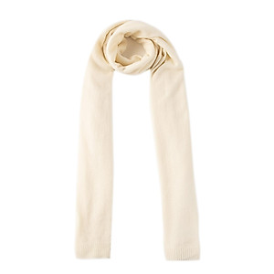 Villand Women's 100% Pure Cashmere Knitted Shawl Wrap - Extra Large Lightweight Pashmina Stole with Gift Box (White)