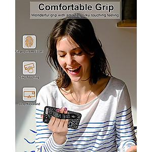 Cisland Leopard Cheetah A54 Case with Strap Stand Kickstand, Cute Case for Women Girly Designer for Girls Silicone Compatible with Samsung Galaxy A54 5G Leopard Cheetah Print Black