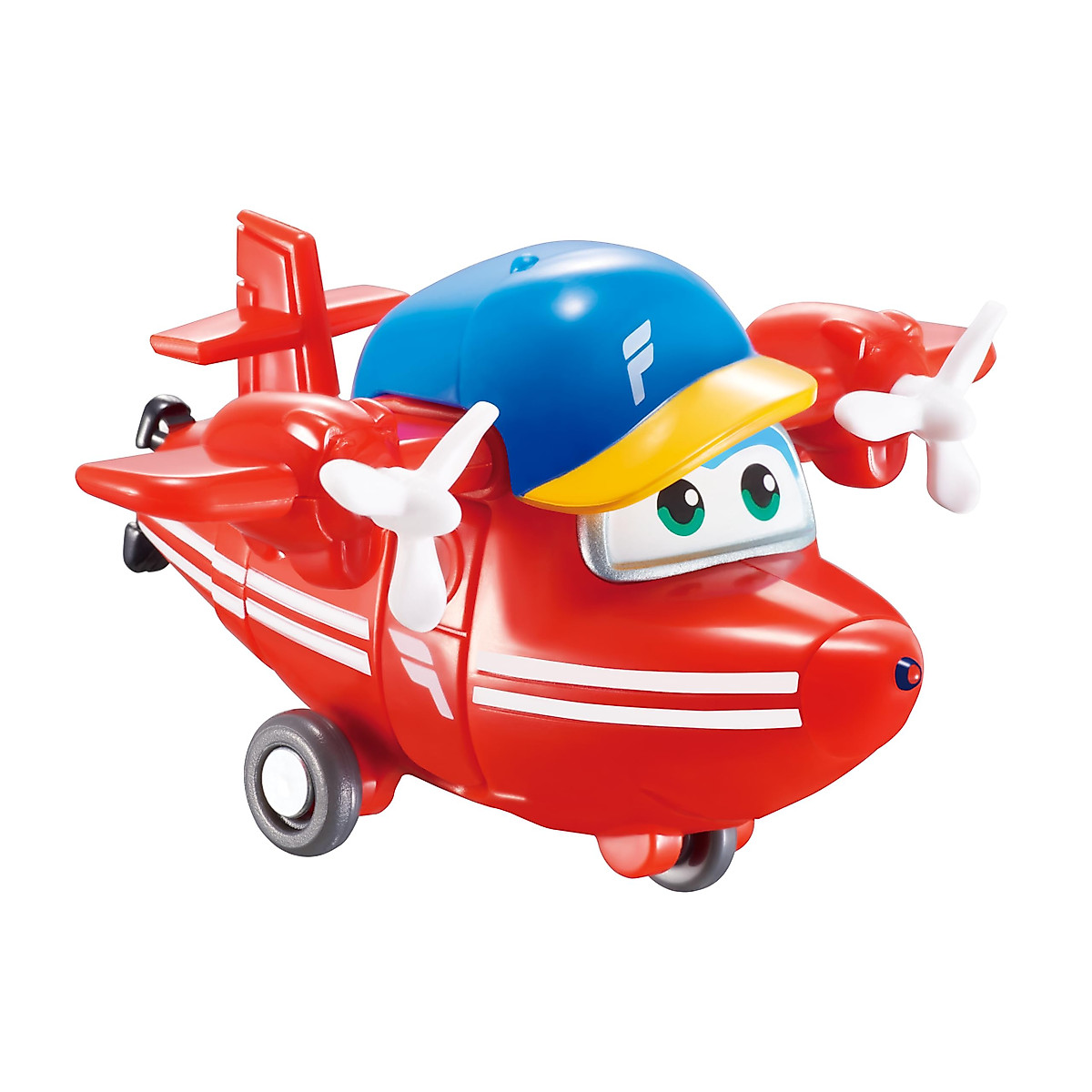 Super Wings 2' Transform-a-Bot 4-Pack Flip,Todd,Agent Chase,Astra Airplane Toys Mini Action Figures Preschool Toy Plane Set for 3 4 5 Year Old Kids Birthday Gift