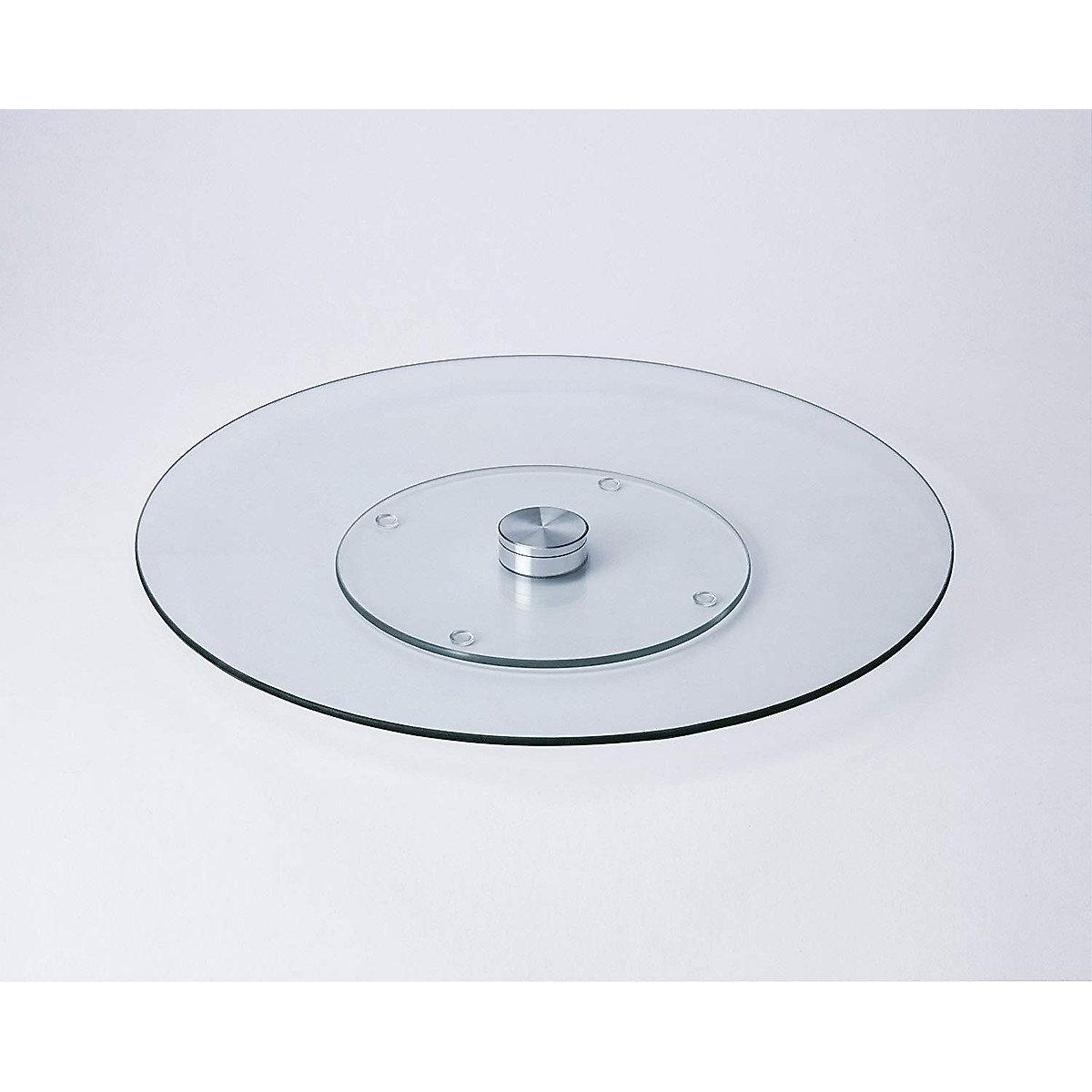 Brandobay Tempered Glass Lazy Susan