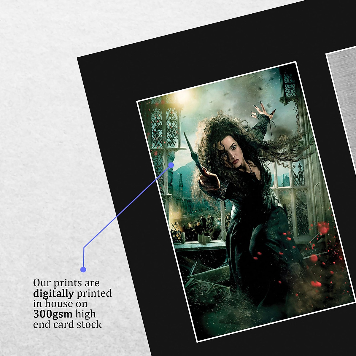 HWC Trading Helena Bonham Carter Harry Potter Bellatrix Lestrange Gifts Printed Signed Autograph Picture for Movie Memorabilia Fans - US Letter Size