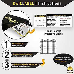 KwikSafety - Charlotte, NC - BEAVER TAIL Safety Belt [2 D-RINGS] Adjustable 39” to 58” Cushioned Padded Lineman Ironworker Body Belt Hip Pad Work Positioning Ladder Restraint Heavy Duty PPE Support