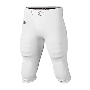 Rawlings FP147 High Performance Football Pants | Practice/Game Use | Youth Sizes | Multiple Colors, White, Medium