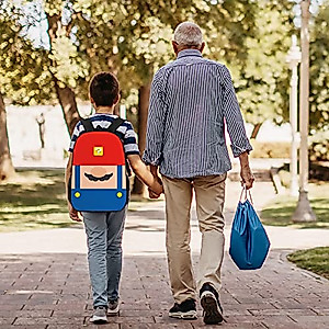 TUOKEO Gaming Characters Backpacks for Boys Girls, Cute Waterproof Backpack for School Fans Gifts 17 Inches