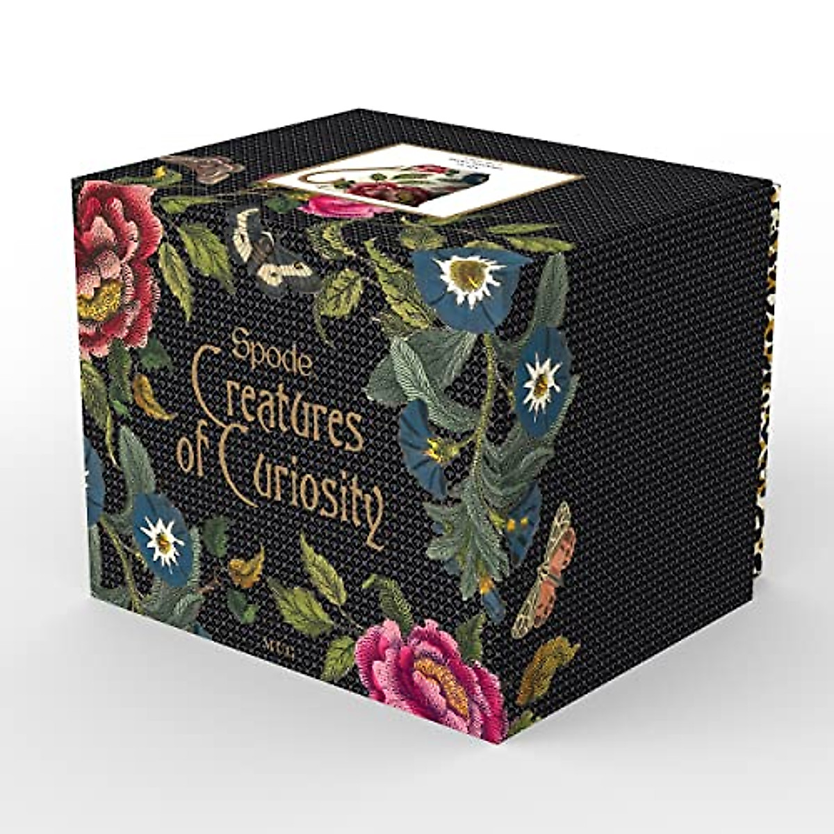 Spode Creatures of Curiosity Collection Cream Floral Coffee Mug, 12 Ounce, Gold Rim and Handle, Made of Fine China, Mugs for Coffee, Tea Cup, Hand Wash