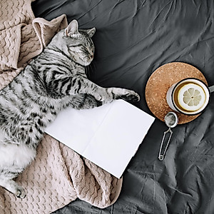 JOLLYVOGUE 6PC King Size Sheet Set, Dark Grey Bed Sheets for Bedroom with Deep Pocket, Cooling 6-Piece Bed Sheet Set with 1 Flat Sheet, 1 Fitted Sheet & 4 Pillowcases