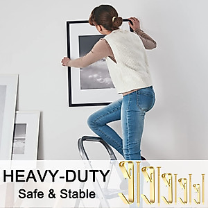 Picture Hanging Kit, 136 Pcs 5 Sizes Picture Hangers Hook Kit Including 10/20/30/50/100 LB, Heavy Duty Hangers Hardware kit with Nails for Picture Frame, Canvas, Mirror Hanging Decoration