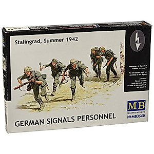 Master Box German Signals Personnel Stalingrad Summer 1942 (5) Figure Model Building Kits (1:35 Scale)