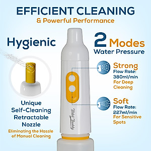 Portable Bidet | Bidet Buddy™ PureJet | High Pressure | Travel Bidet | 550ML Portable Bidet for Travel | Handheld Bidet | Rechargeable Electric Portable Bidet for Women & Men | Travel Bidet Portable