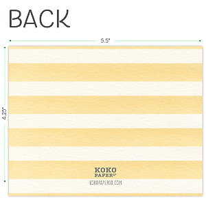 Koko Paper Co Meow! Thank you! Cat Thank You Cards. Set of 25 Cards and White Envelopes. Puur-fect Way to Say Thank You!