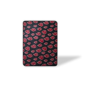 JUST FUNKY Naruto: Shippuden Akatsuki Red Cloud Anime Throw Blanket | Naruto Blanket Anime Soft Blankets and Throws | Official Naruto: Shippuden Akatsuki Blanket | Measures 60 x 45 Inches