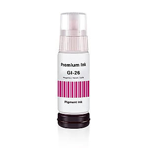 storcfe GI-26 Pigment Refill Bottle Ink Replacement for Canon GI-26 GI26 Ink Work for Canon PIXMA MegaTank GX3020 GX4020 GX5020 GX6020 GX6021 GX7020 GX7021 Printer (Black 135ml, CMY 70ml, 4-Pack)