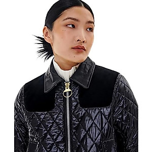 Barbour Women's Premium Carlton Quilted Jacket, Black/Classic (US, Numeric, 14, Regular, Regular)