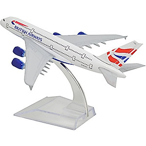 TANG DYNASTY(TM) 1:400 16cm Air Bus A380 British Airways Metal Airplane Model Plane Toy Plane Model