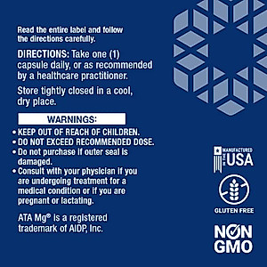 Life Extension Calm-Mag - Bioavailable Form of Magnesium Acetyl Taurinate Supplement for Relaxation and Stress Management - Gluten Free, Non-GMO, Vegetarian - 30 Capsules