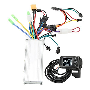 RiToEasysports 48/60V 500W Electric Bike Brushless Controller LCD Display, Scooter Motor Brushless Controller Instrument Pointer Set
