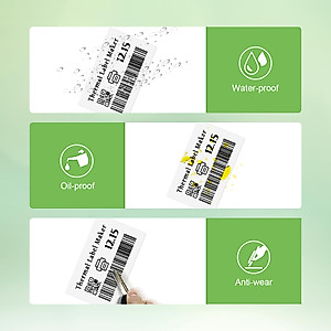 NELKO 4" x 2" 5/16 Direct Thermal Labels, Perforated Shipping Labels, Compatible with NELKO, MUNBYN, Rollo, JADENS, ASprink & iDPRT Printers, BPA & BPS Free, 300 Labels/Roll