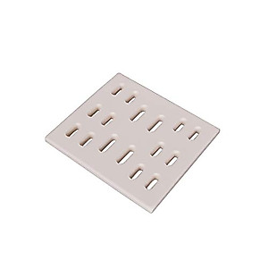 GasSaf Ceramic Radiant Replacement for Bakers & Chefs, SAMS & Turbo, Fiesta, Grand Hall, Members Mark Gas Grill (8" x 7.25")(6-Pack)