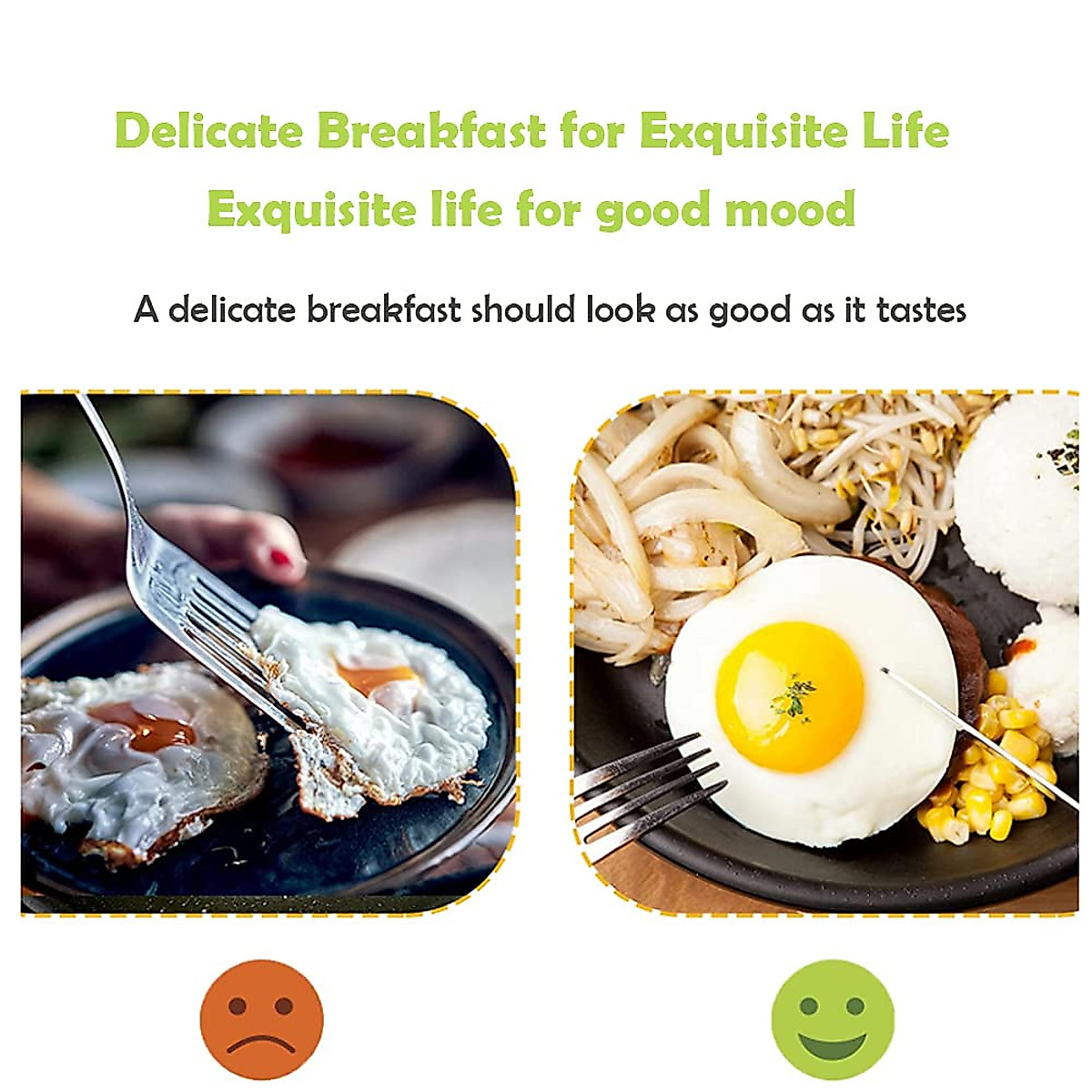 4 Pack Non Stick Egg Rings for Griddle, Egg Ring Mold for Frying Eggs Mcmuffins, Stainless Steel Egg Cooking Rings with Anti-scald Handle, Oil Brush, for Perfect Pancake, Sandwich (4 Shapes)