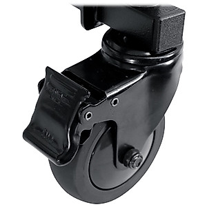 Rockville Rock Cart Pro DJ Equipment Transport Roller Car 700 LB Capacity Bundle with Rockville CART-Stand-Bag Tripod/Mic/Speaker Stand Bag