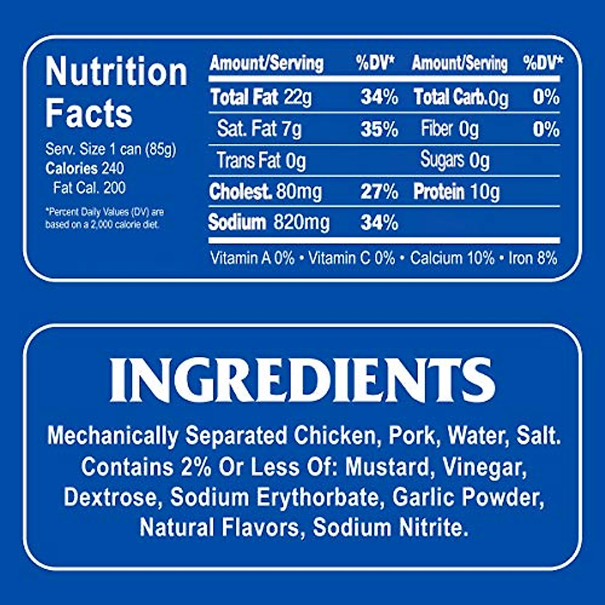 Amour Star Potted Meat, Canned Meat, 3 OZ (Pack of 48)