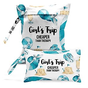 zcyxuuw Wet Bag, Wet Dry Bag, Wet Bag for Swimsuit, Travel, Beach, Pool, Diapers, Dirty Yoga Gym Clothes, Toiletries, Makeup Bag, Waterproof Reusable Beach Bag Ocean Starfish Decor, 2 Pcs Set.