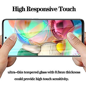 [2 Pack] for Samsung Galaxy A71 / A72 / A73 Privacy Screen Protector, Anti Spy 9H Tempered Glass for Galaxy A73 5G A71 A72 (4G/5G), Case Friendly Full Coverage Anti Scratch Bubble Free Easy Install