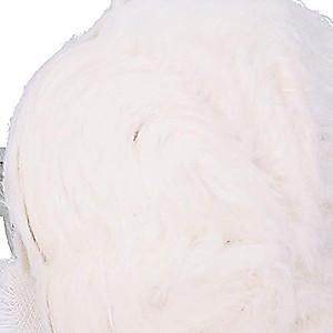 YWBL-WH White Cloth Polishing Wheel, Mushroom Type Polishing Buffing Wheel with Handle Cotton Polished Grinding Tools for Drill Buffer Attachment(50mm)