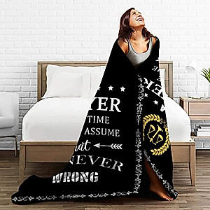 Lawyer Blanket Law Throws Gift for Men Law School Graduation Gifts Ultra-Soft Blankets for Bedroom Living Room Couch Bed for Lawyer 50x60 Inches.