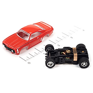 Auto World Xtraction R35 1969 Chevrolet Camaro Red HO Scale Slot Car
