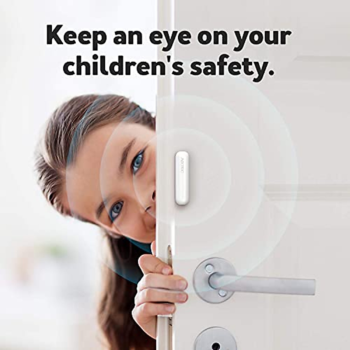 Zwave Door Sensor Window Sensor, Z-Wave Plus Enabled Aeotec 3-1 Door Window Sensor 7 Pro, Zwave Hub Required, Gen 7, White (Door/Window Sensor 7 Pro)